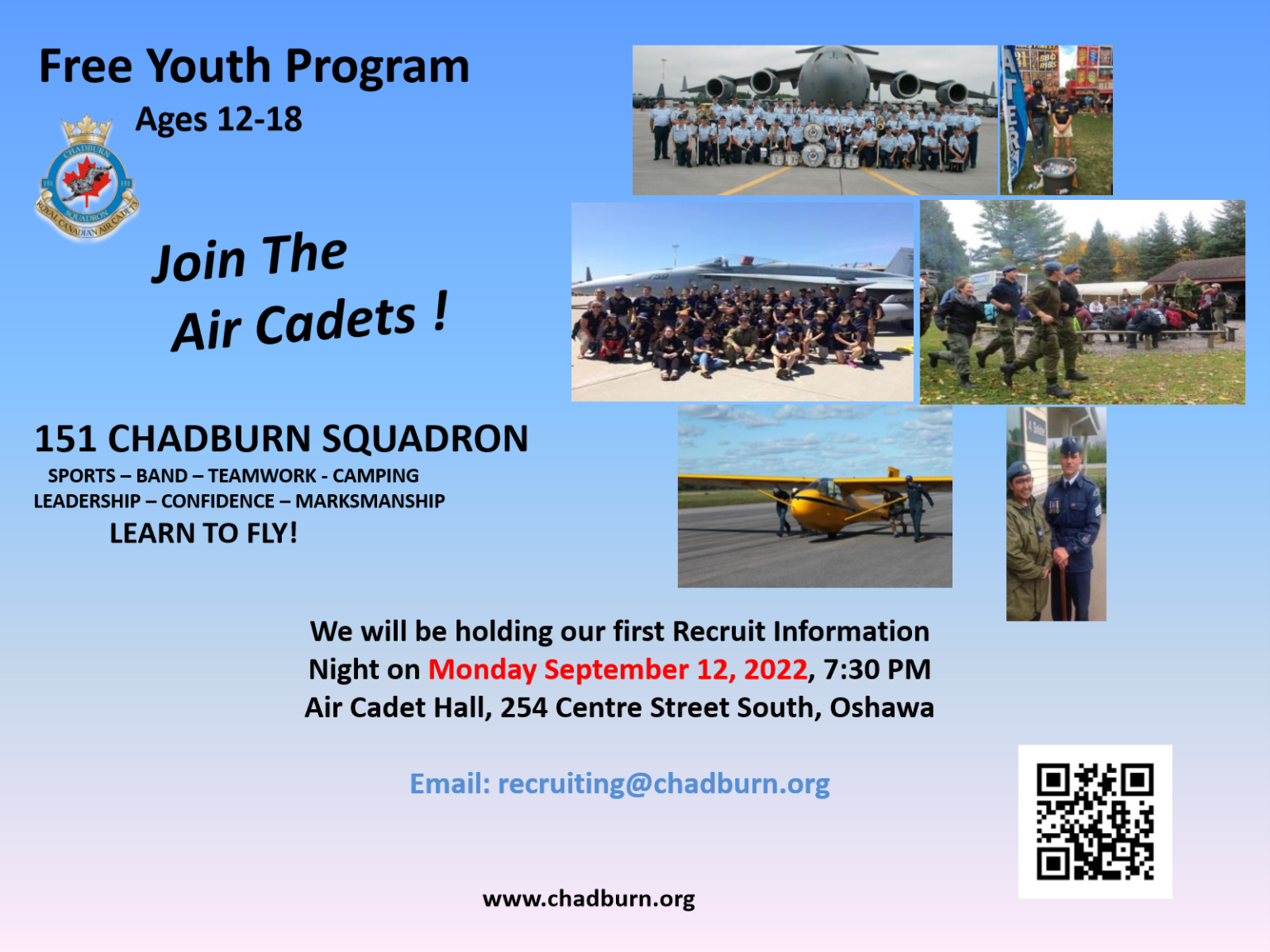 151 Chadburn Squadron – Royal Canadian Air Cadets
